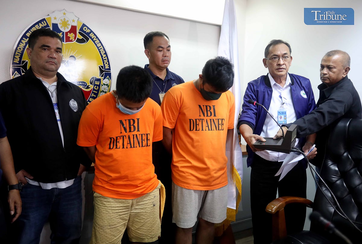 Baesa robbery-homicide suspects presented to media